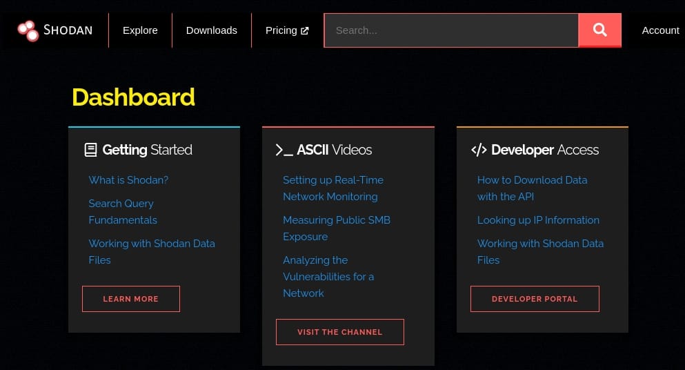 Explore Shodan and Shodan Dorks: Unveiling Internet's Exposed Devices